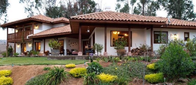 +40 increíbles casas de campo con techo de teja andina. - Casas de Campo