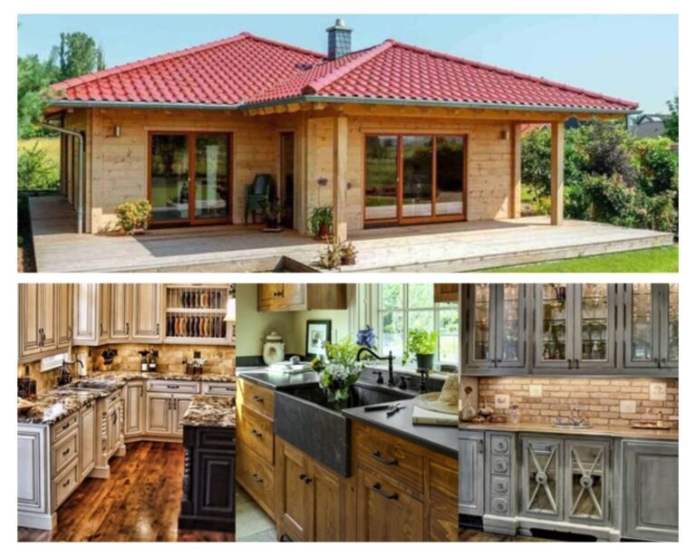 +Ideas: Casas de campo con cocinas rústicas de madera. - Casas de Campo