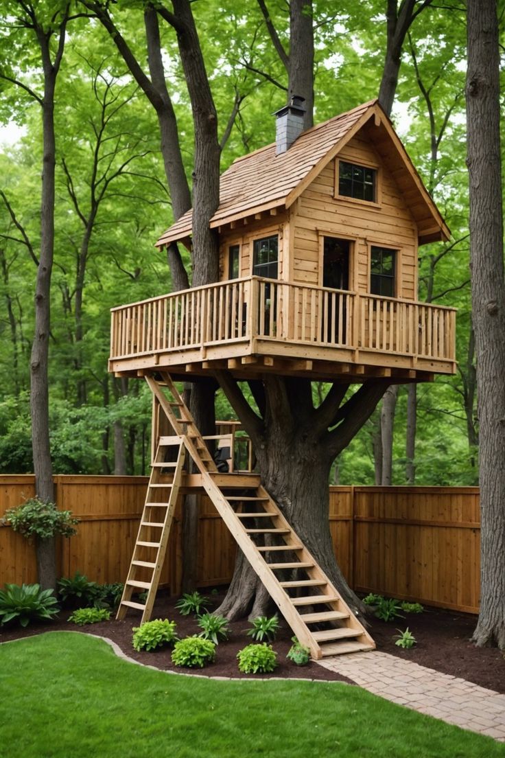 Ideas de casitas de árbol para niños. - Casas de Campo